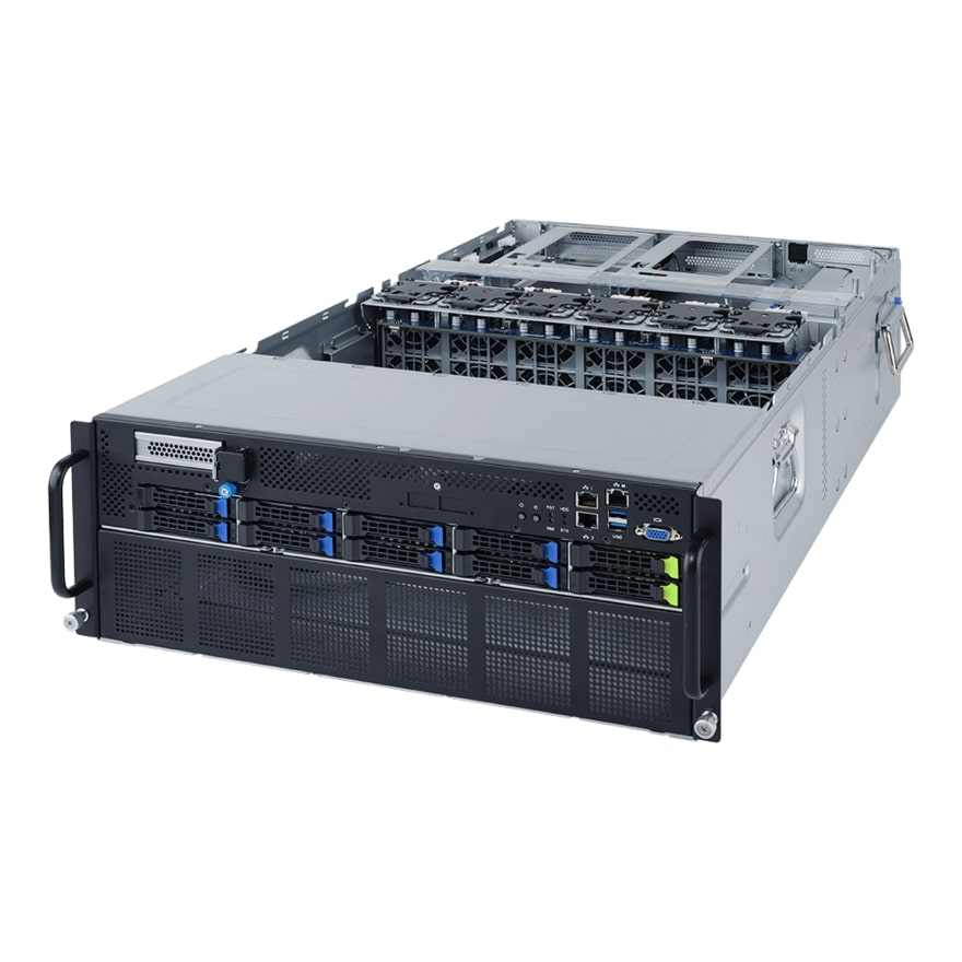 Gigabyte G482-Z54 4U Rackmount Dual 3rd Gen AMD ROME Server - Multi-GP ...